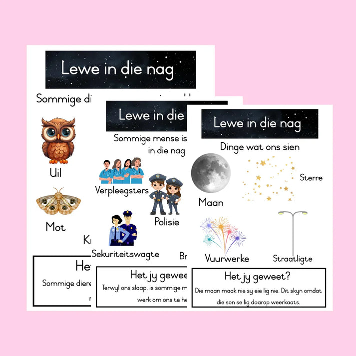 Lewe in die Nag Plakkaarte – Beeing The Foundation
